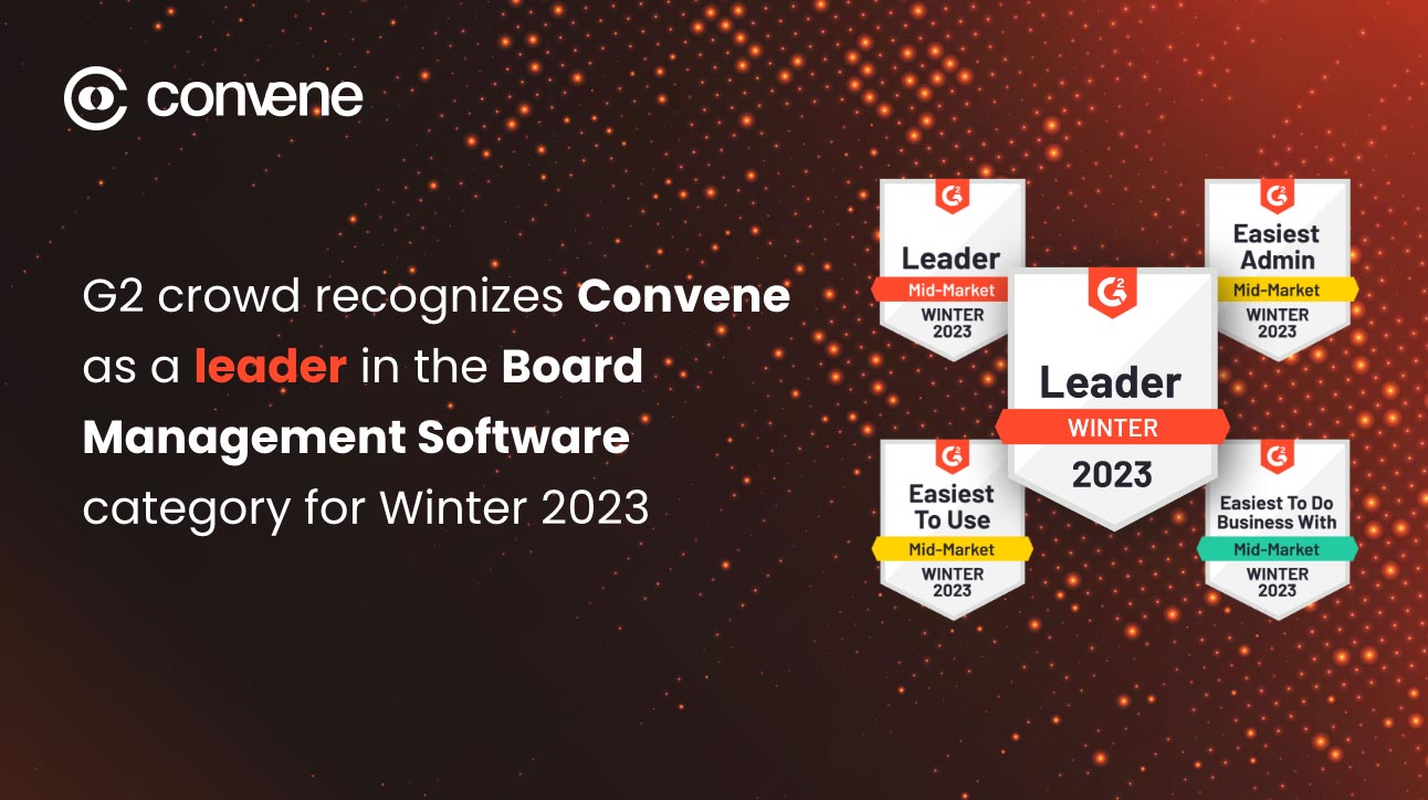 Convene Wins G2 Leader Award in BMS for Winter 2023 | Convene