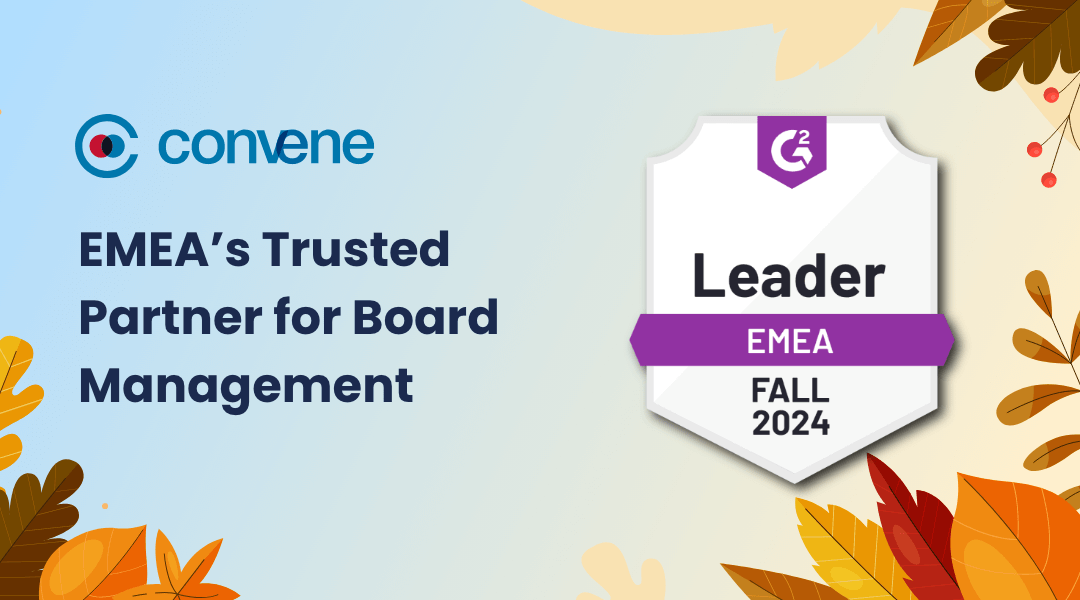 EMEA Chooses Convene as Board Management Leader | Convene