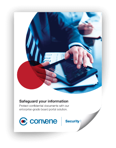 Board Portal Security Brochure | Convene
